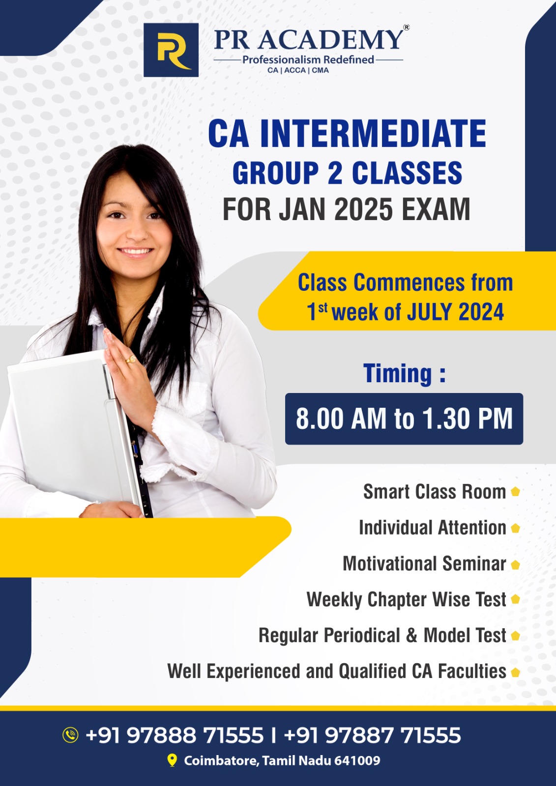 CA Intermediate Group2 Class for Jan 2025 Exam - PR Academy